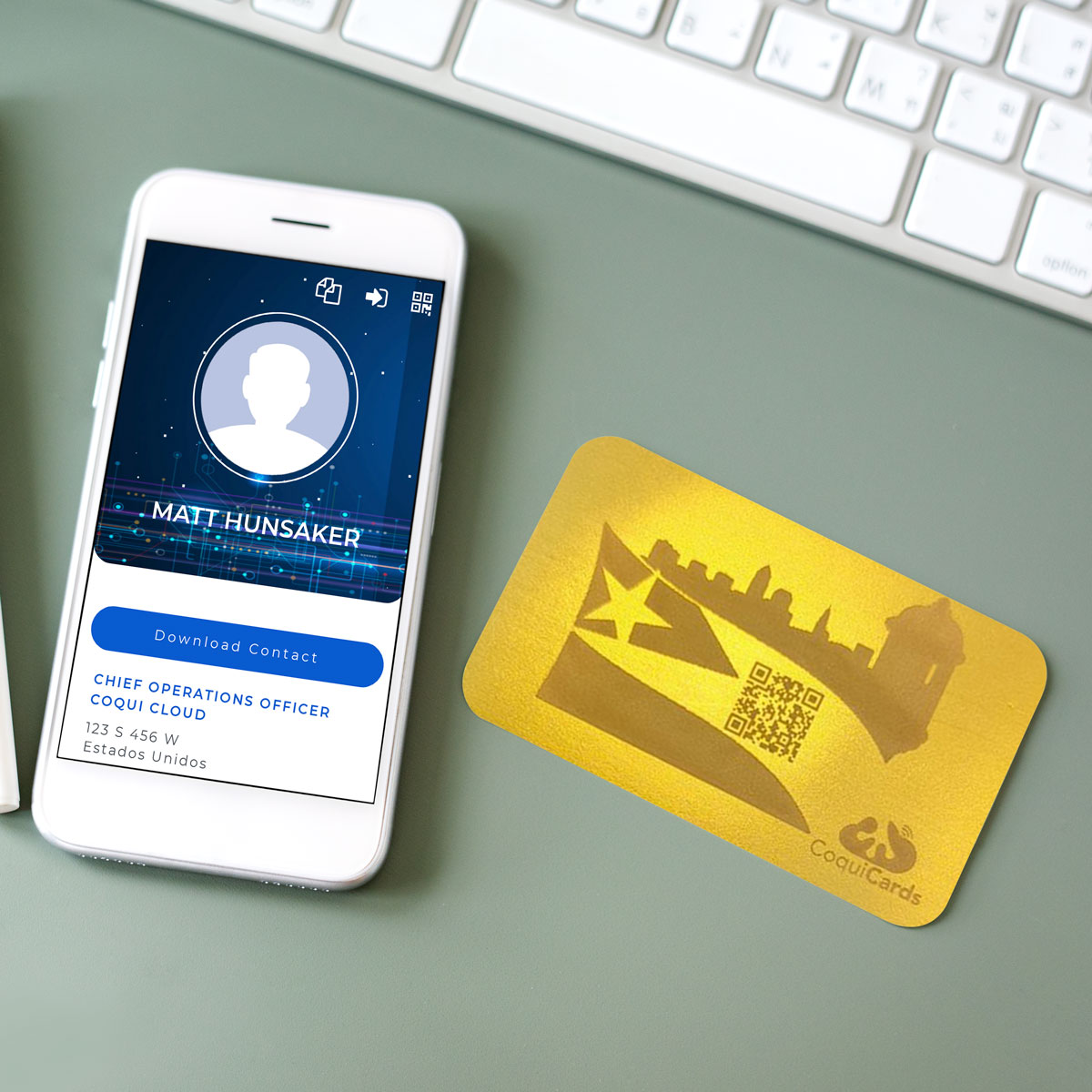 CoquiCards | NFC Contact Cards