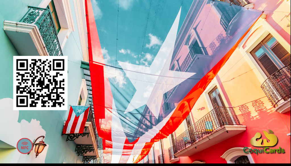 Puerto Rico NFC Contact Card (Limited Edition) | CoquiCards